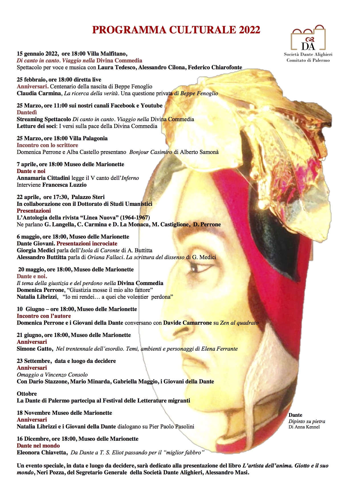 Programma 2022 - Società Dante Alighieri